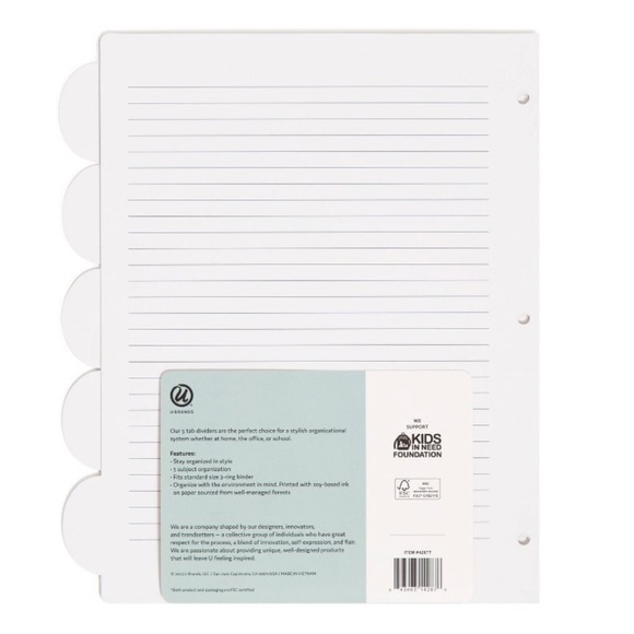 Walmart | Office | Binder Divider | Poshmark